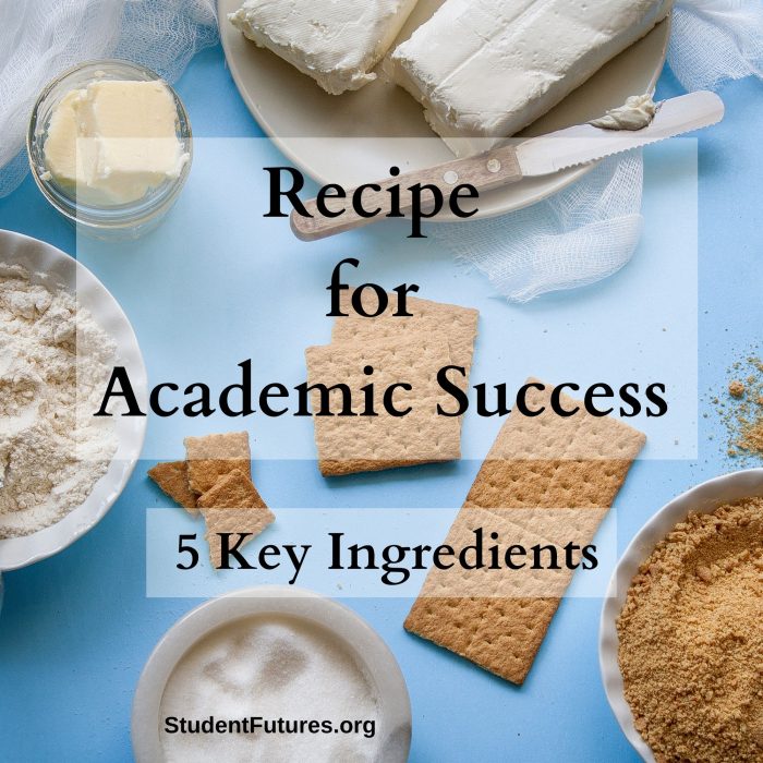 A Recipe for Academic Success: 5 Key Ingredients - Student Futures