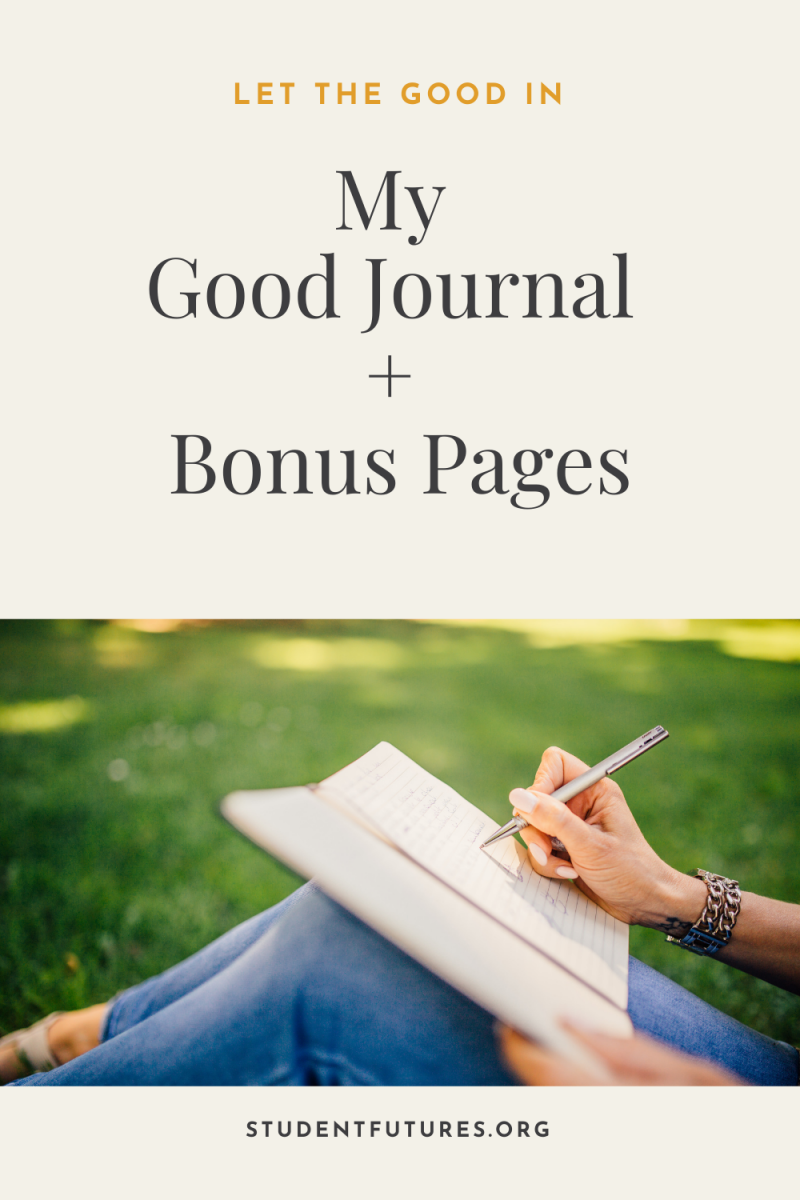 The Good Journal for Students and Teachers - Student Futures