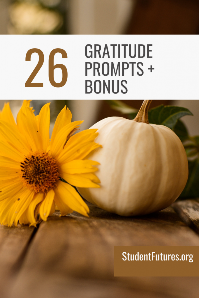 The Best Gratitude Prompts for Teachers and Students - Student Futures
