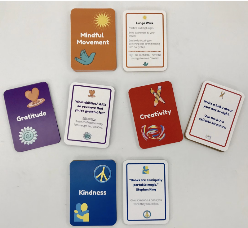 JOY Card Deck - Creativity, Movement, Gratitude, Kindness - Student Futures