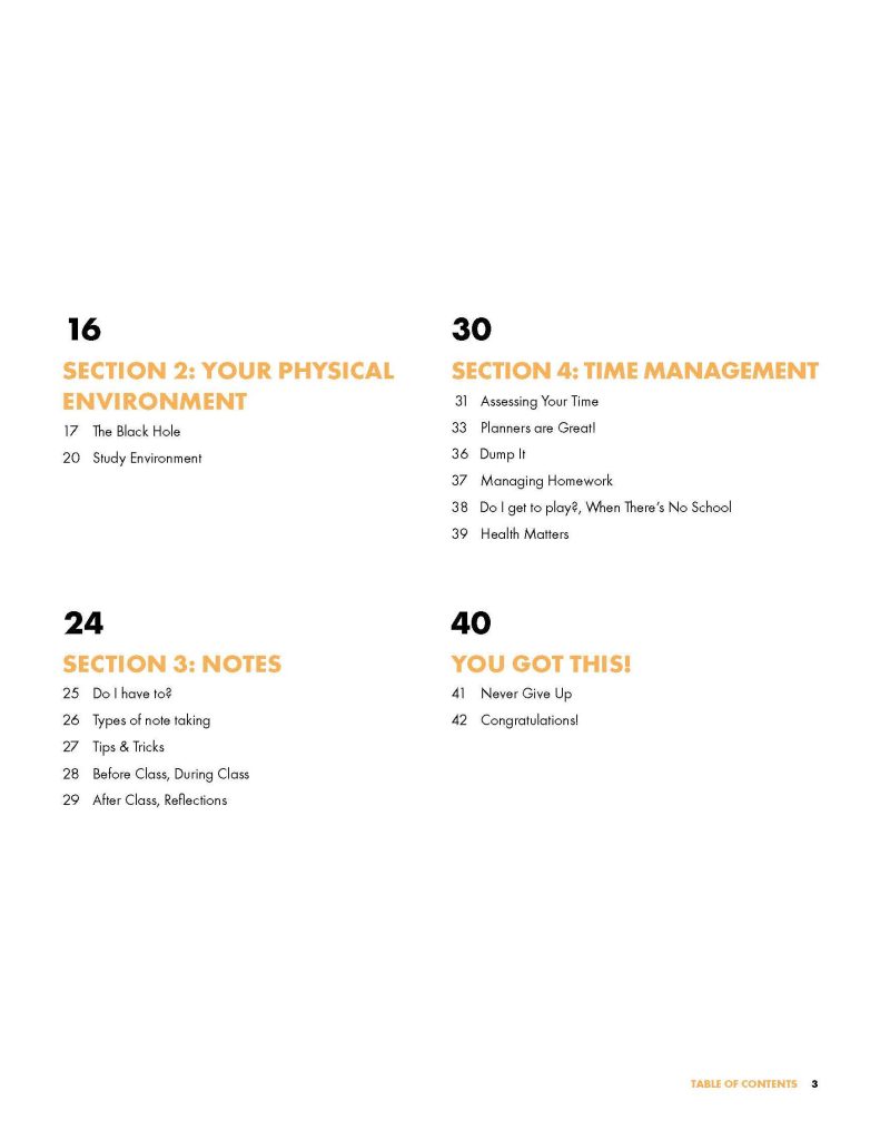 Let's Get it Together - Workbook for Student Organization Skills ...